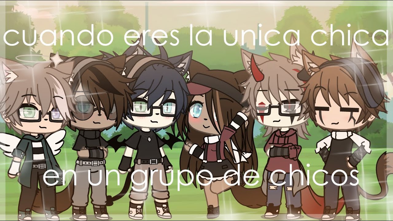 cuando eres la unica chica en un grupo de chicos ||la negrita uwu ...