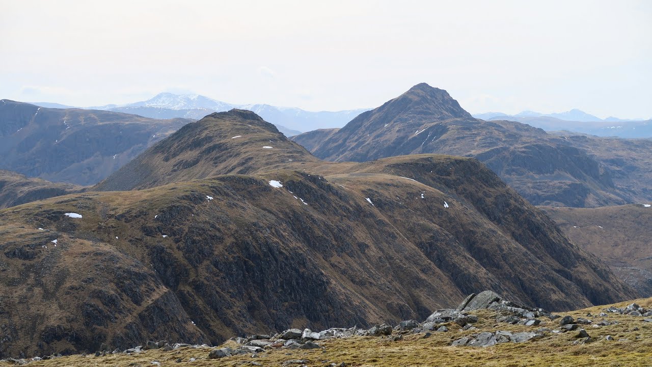 Sgurr na Feartaig and Beinn Tharsuinn, Achnashellach 03/04/23 - YouTube