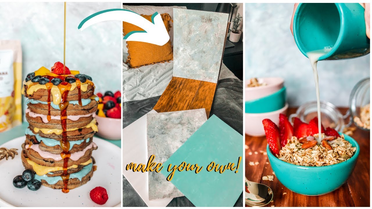 DIY FOOD PHOTOGRAPHY SET! - YouTube