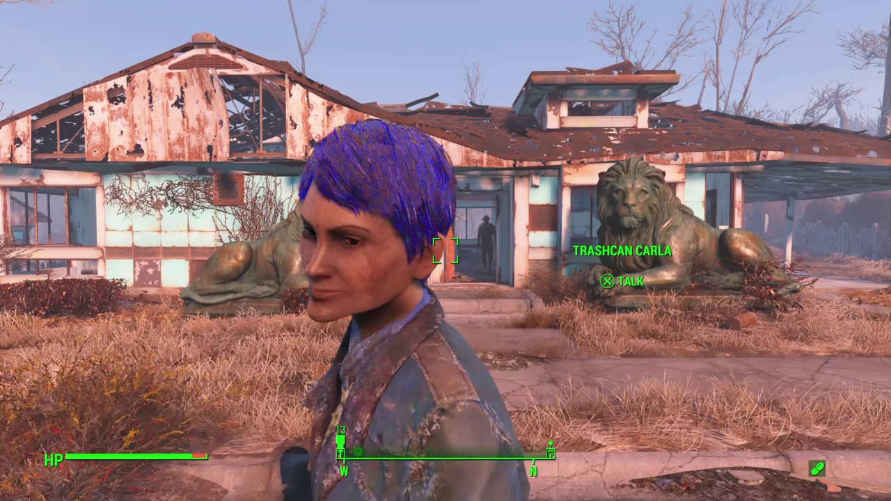 Fallout 4: Everyone has dyed hair glitch - YouTube