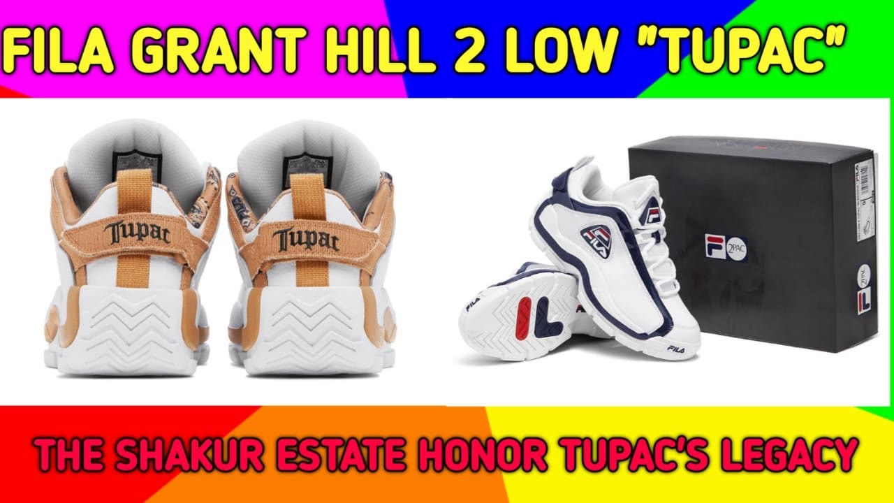 FILA GRANT HILL 2 LOW “TUPAC”| DETAILED LOOK | SHAKUR ESTATE HONOR THE ...