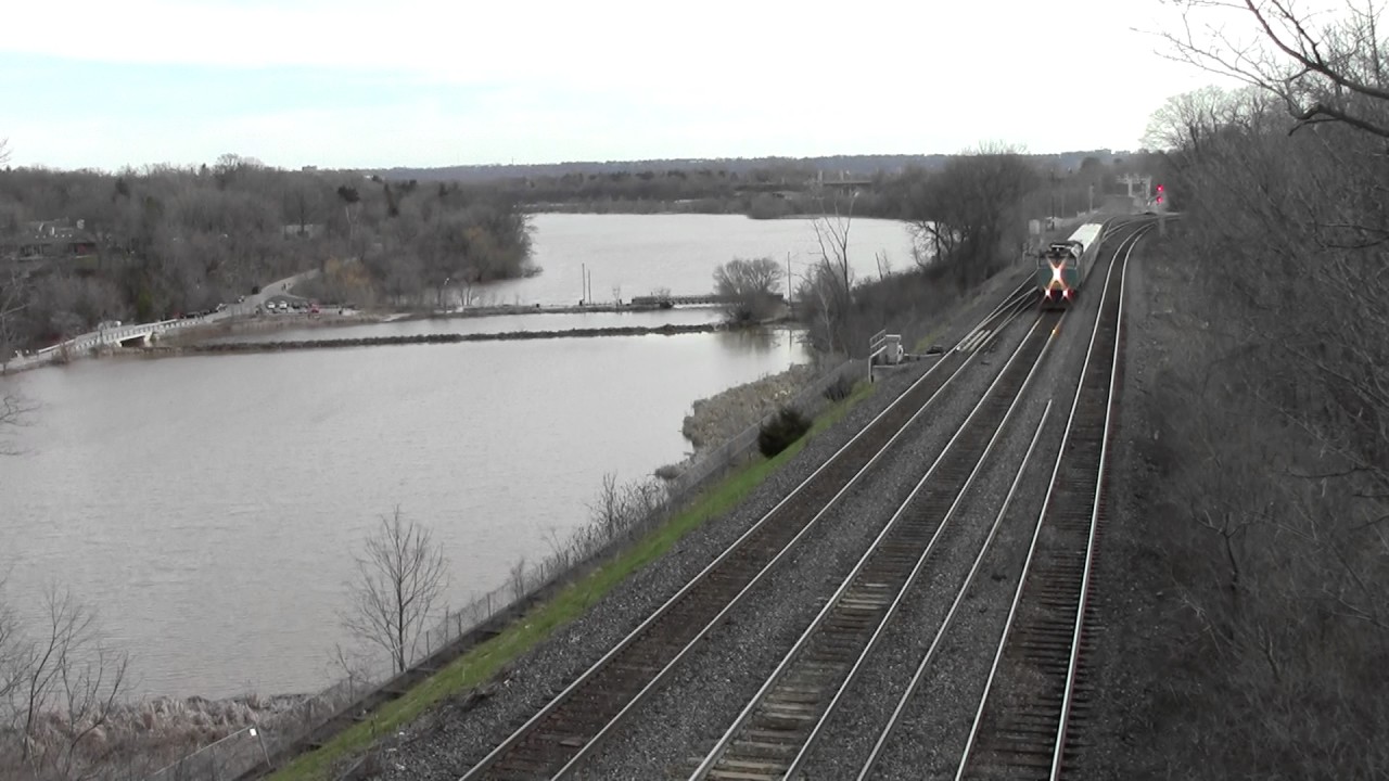 Via 76 Via 6449 at Bayview Jct April 9 2017 - YouTube