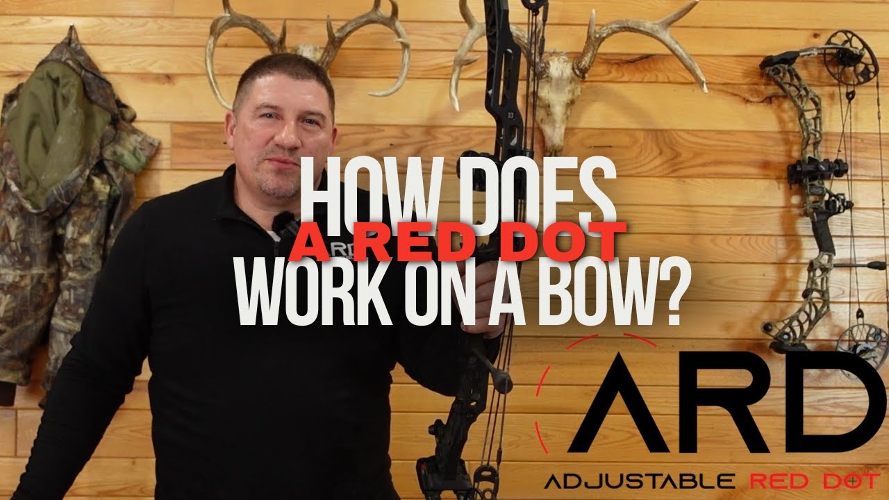 How does a red dot work on a bow? - Adjustable Red Dot - YouTube