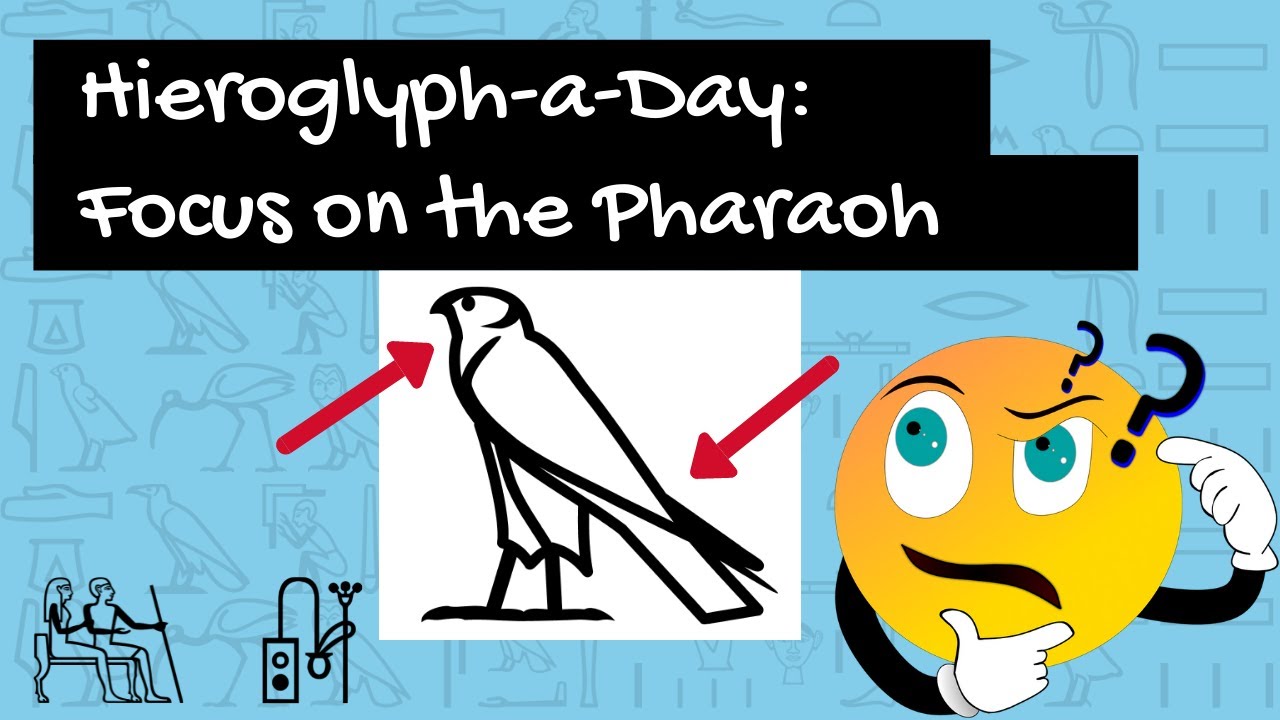 Learn hieroglyphics: Hrw (Horus falcon) [hieroglyph-a-day in 4K] - YouTube