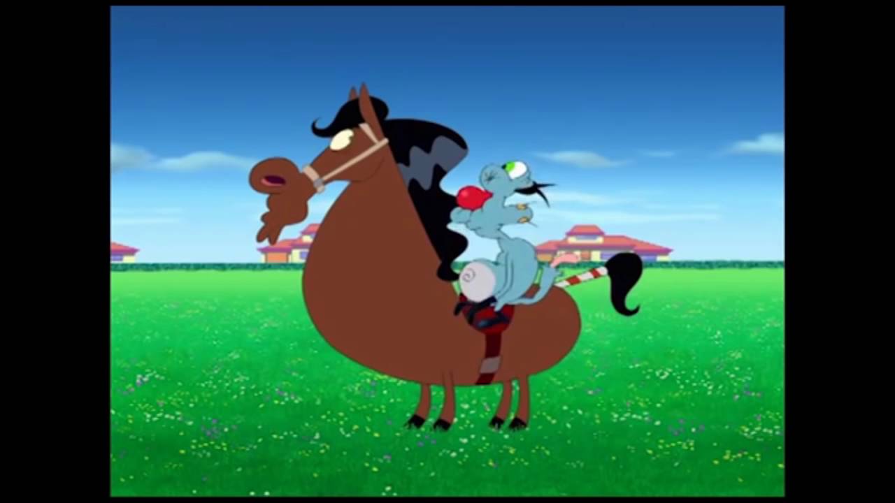 Oggy and the Cockroaches HORSE RIDE. Огги и тараканы. Огги и кукарачи ...
