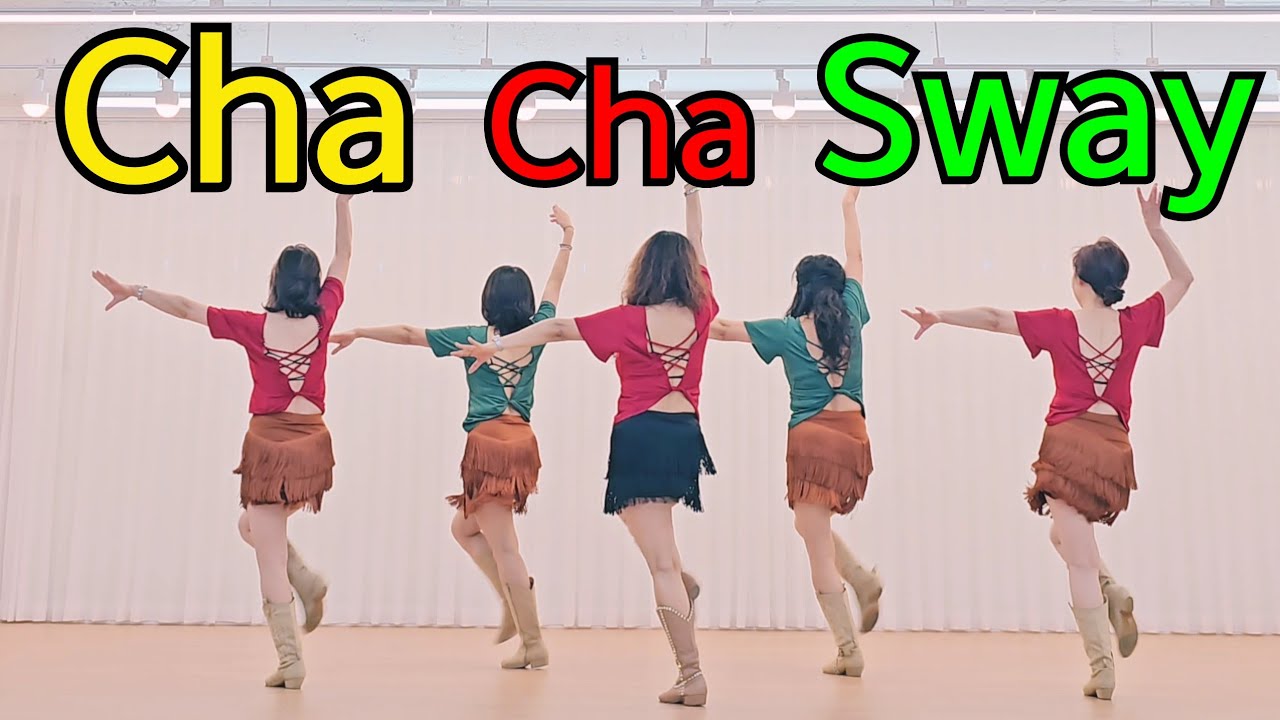 Cha Cha Sway Line Dance Improver 쉬운중급라인댄스 차차 스웨이 - YouTube