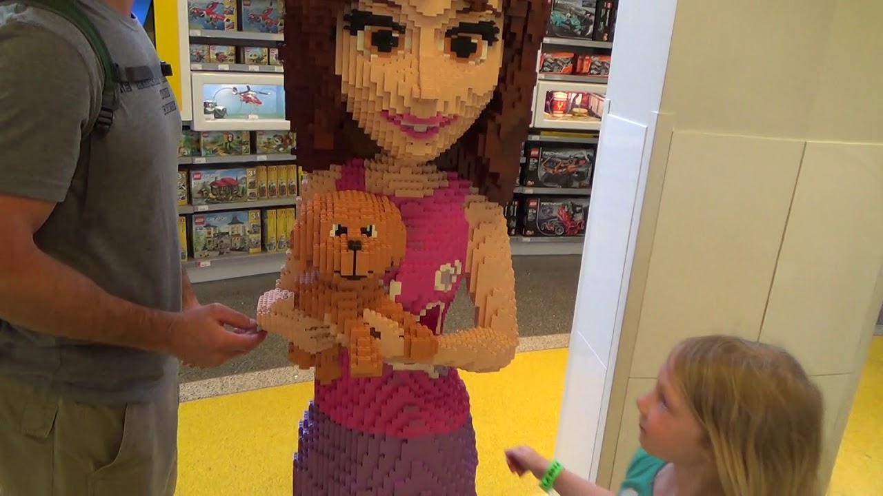 Lego Store Downtown Disney at Disneyland - YouTube