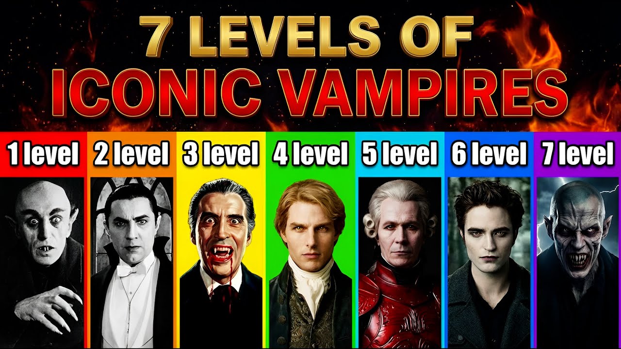 The 7 Levels of Iconic Vampires in Movie History in 19 minutes | From ...