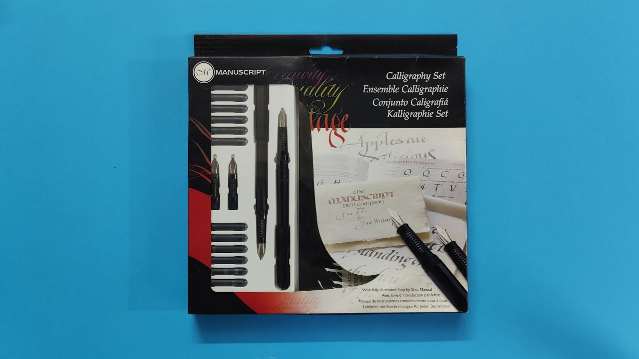 Best Calligraphy Set For Beginners - Manuscript Calligraphy Set - YouTube