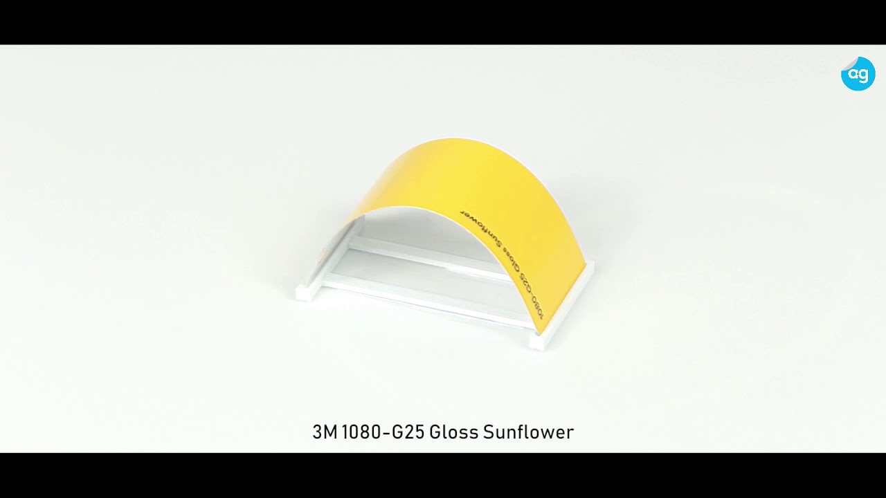 3M 1080-G25 Gloss Sunflower - YouTube