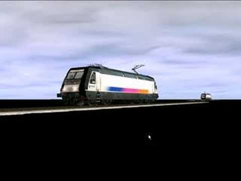 Trainz commuter rail alp 46 horn showcase - YouTube
