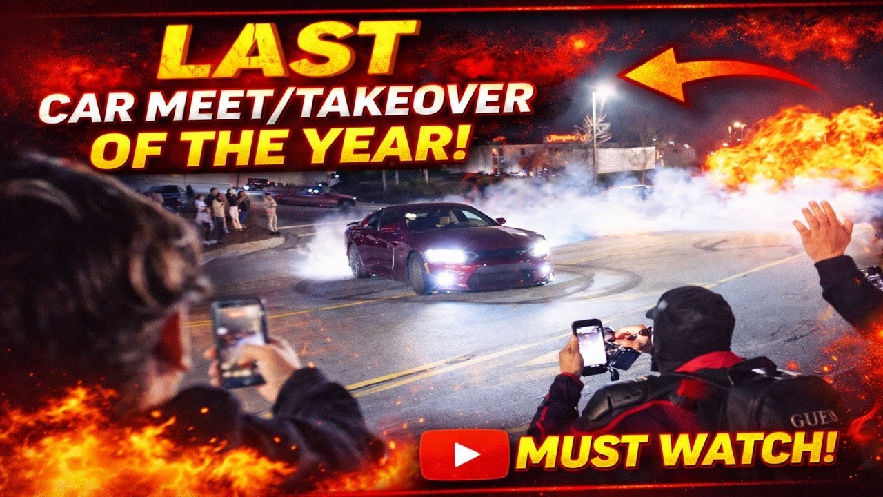 The LAST Car Meet / Takeover of the Year Went INSANE🔥🫨 - YouTube