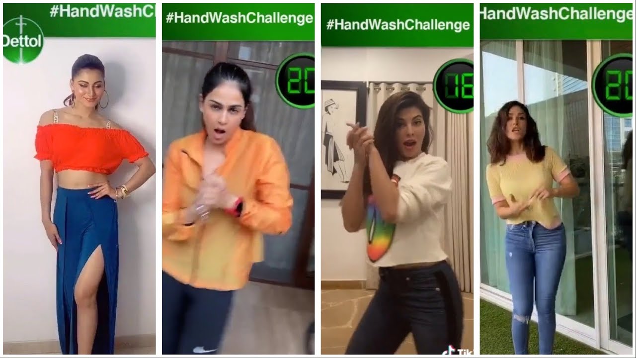 tik tok Hand wash challange #dettol | dettol dance top celebrities tik ...