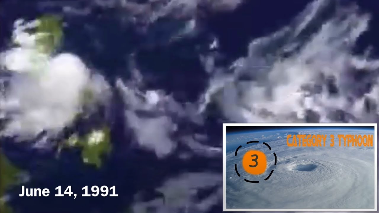 The Track of Typhoon Yunya (Diding) 1991 - YouTube