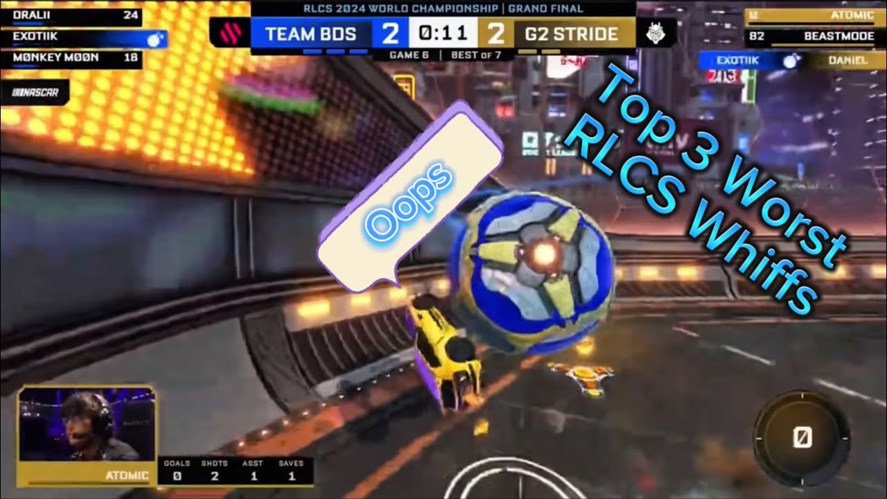 Top 3 Worst RLCS Whiffs - YouTube