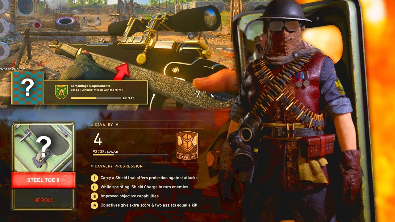 What a Secret COD WW2 Camo & Shield Camos May Mean For A Future COD WW2 ...