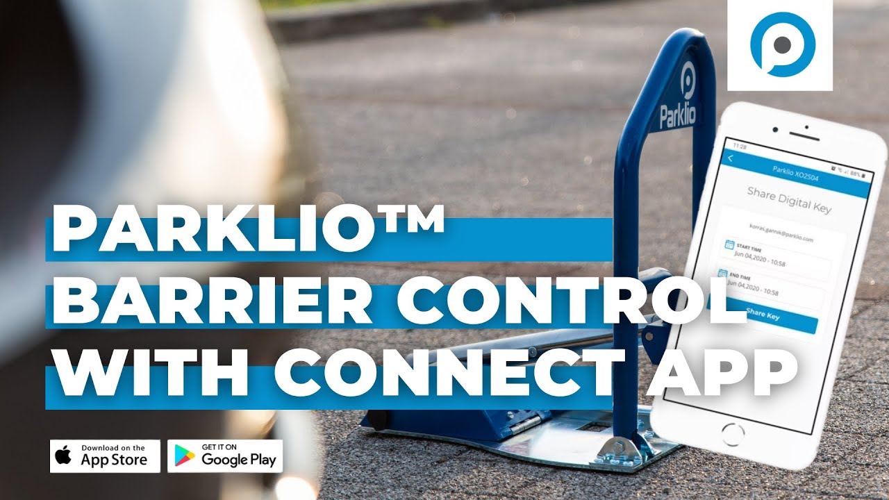 Lowering & Extending Parklio Parking Barrier in Connect App - YouTube