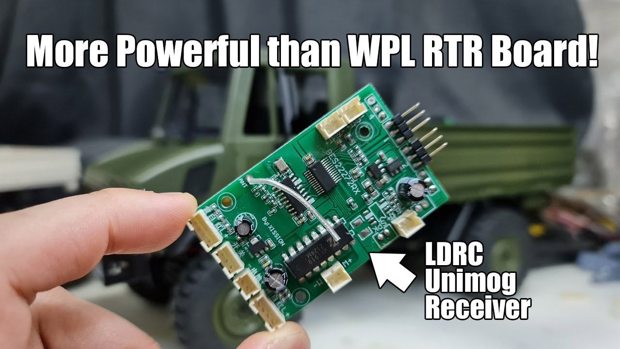 LDRC Unimog Hidden Functions & Extra Channels on the RTR Receiver - 3rd ...