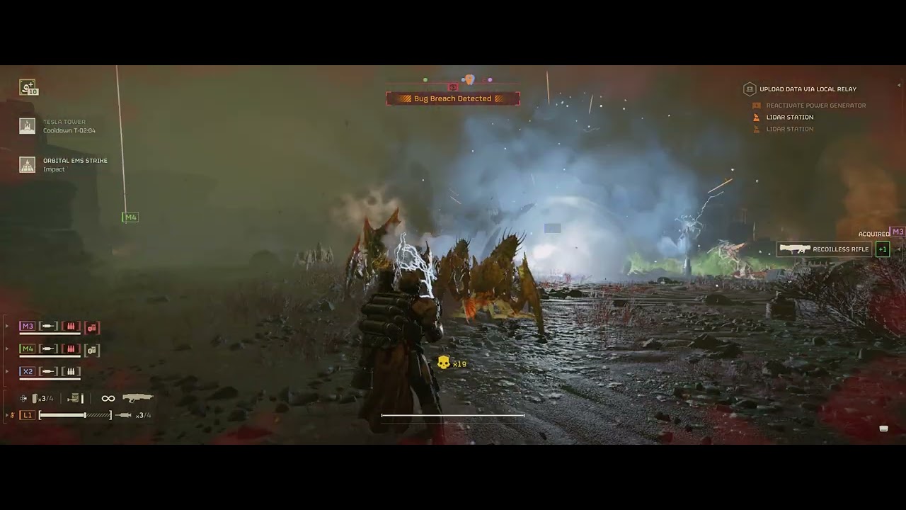 Tesla + Gas + Blitzer + Recoilless Strat for bugs HellDivers2 - HD2 ...