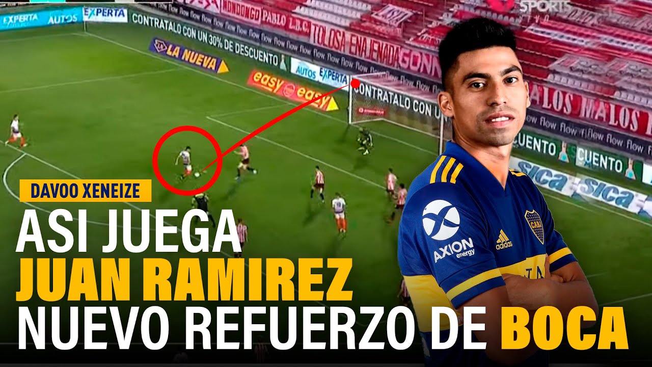 ASÍ juega JUAN RAMIREZ 2021 - NUEVO REFUERZO de BOCA - YouTube