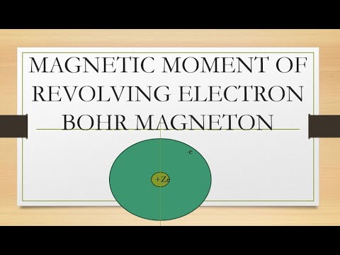 Bohr magneton - The magnetic moment of electron - YouTube