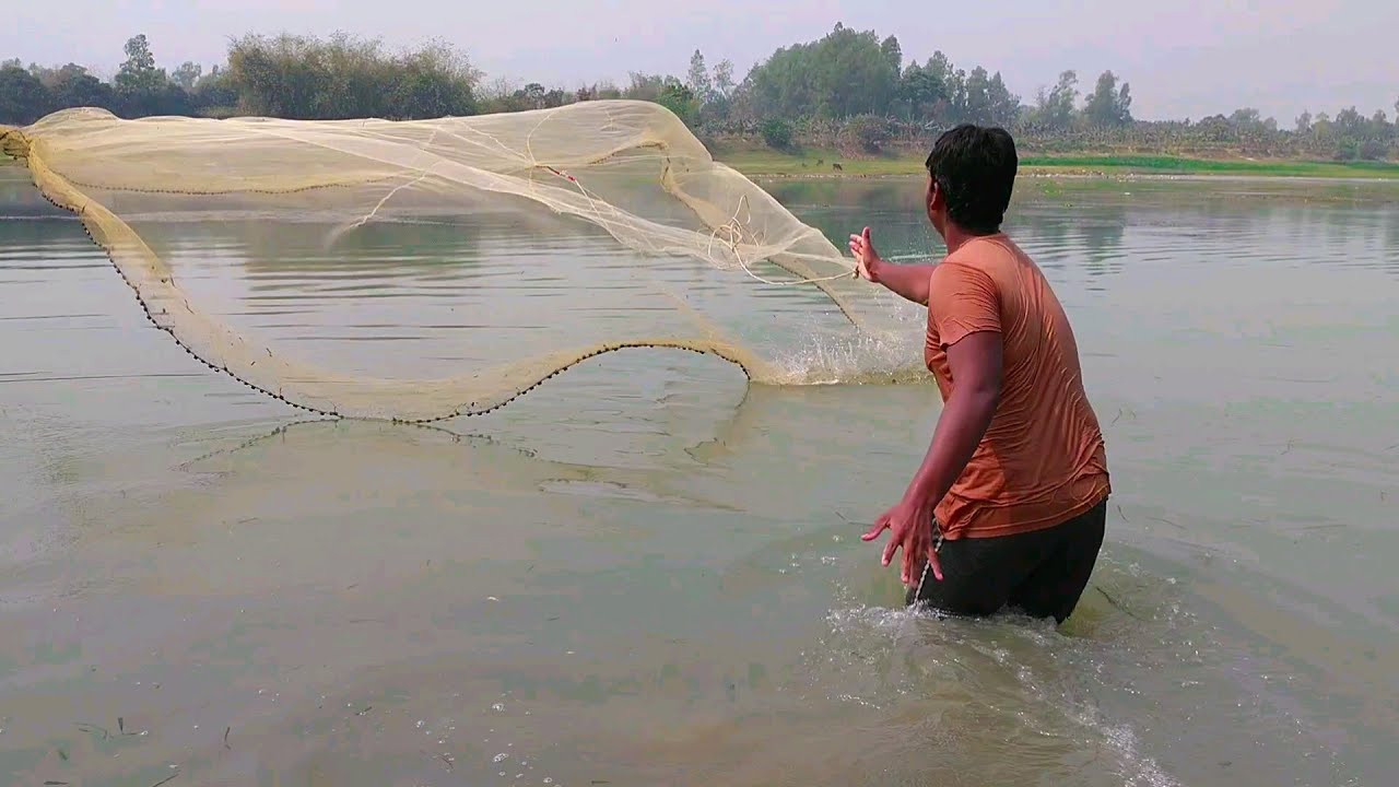 Riverside Fishing Adventure | Catching Fish the Traditional Way - YouTube