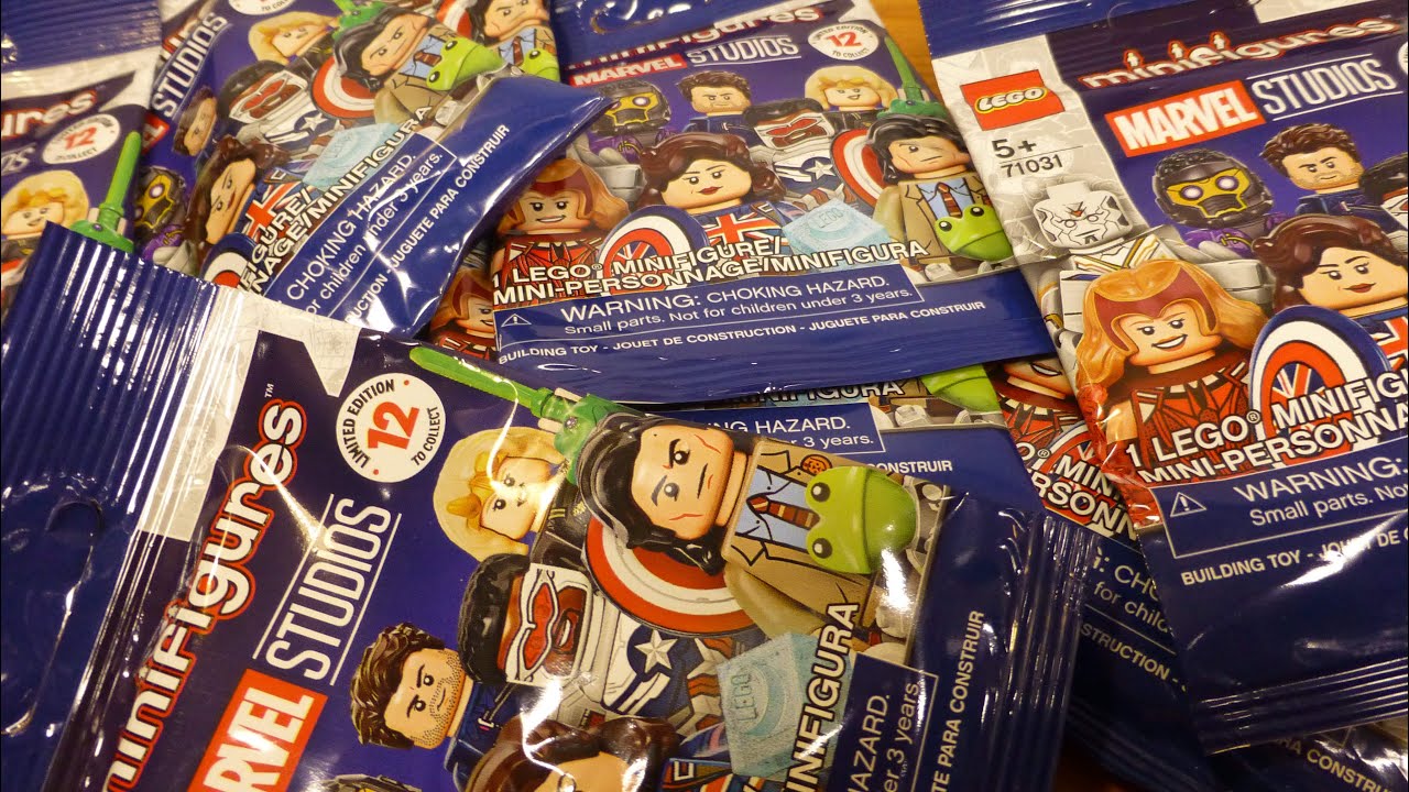 Opening 11 Lego Marvel Studios CMF Blind Bags - YouTube