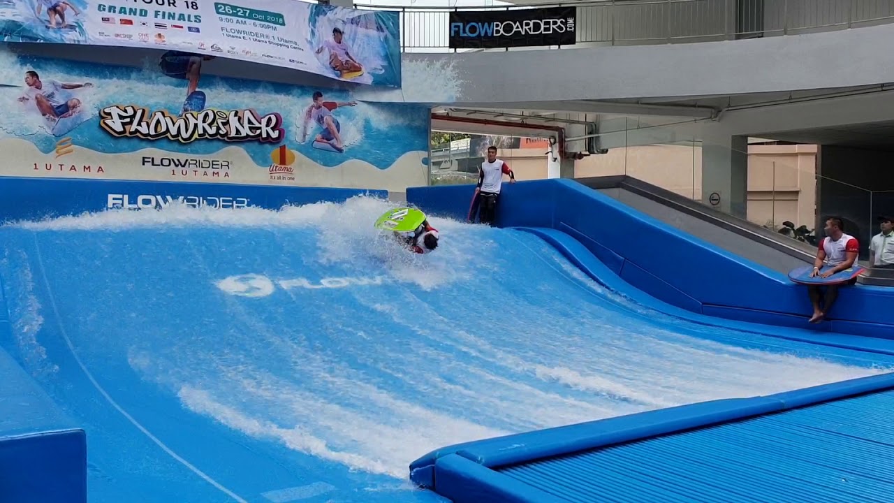 One of my run at flowrider 1utama for Asia flow tour 2018 grand final ...