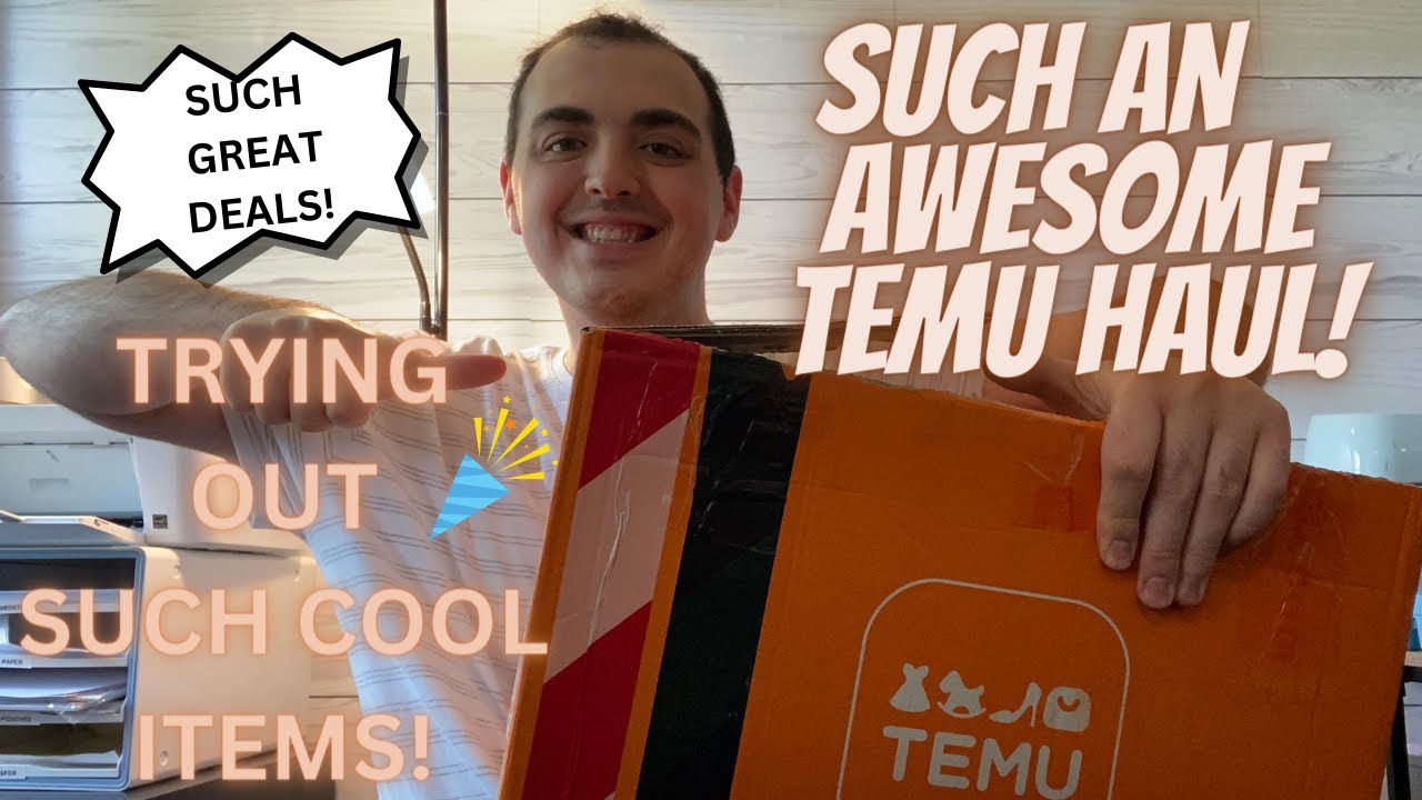 SUCH AN AWESOME TEMU HAUL! ~ TRYING OUT SO MANY COOL THINGS! ~ SUCH ...