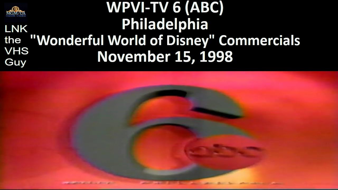 WPVI-TV 6 (ABC) Commercials | 11/15/1998 - YouTube