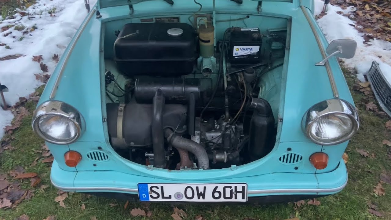 Trabant 600 springt nicht an - Anlasser ausbauen / wechseln - YouTube