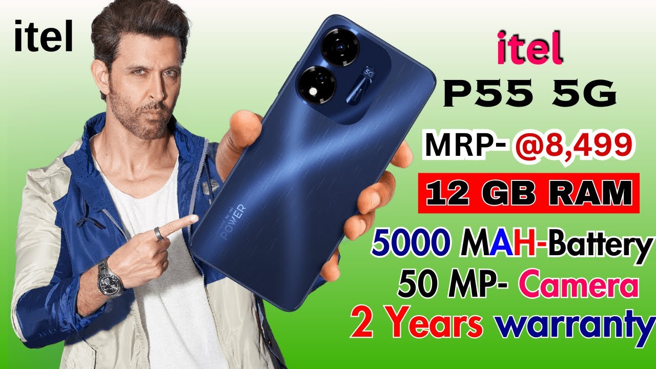 itel Power P55 5g | RAM - 12 GB | UNDER - 9, 699 | Available ON Amazon ...
