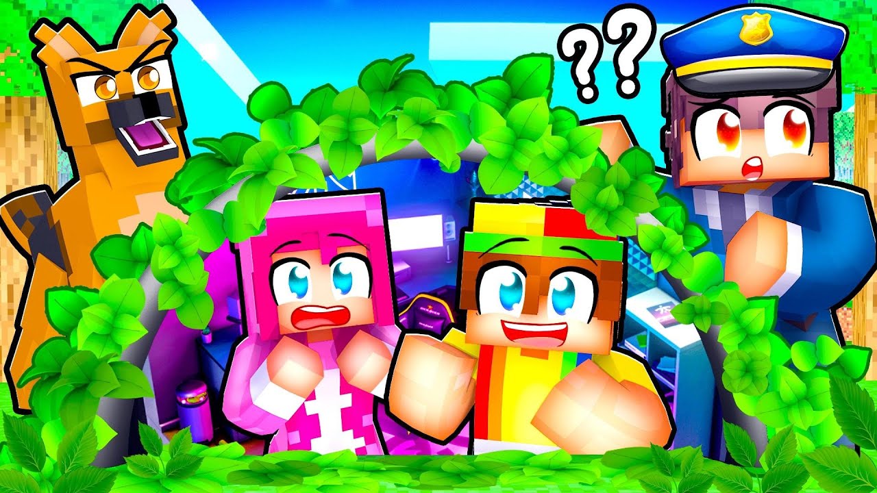 I Built A SECRET GAMING ROOM To Hide From A BOUNTY HUNTER! - YouTube