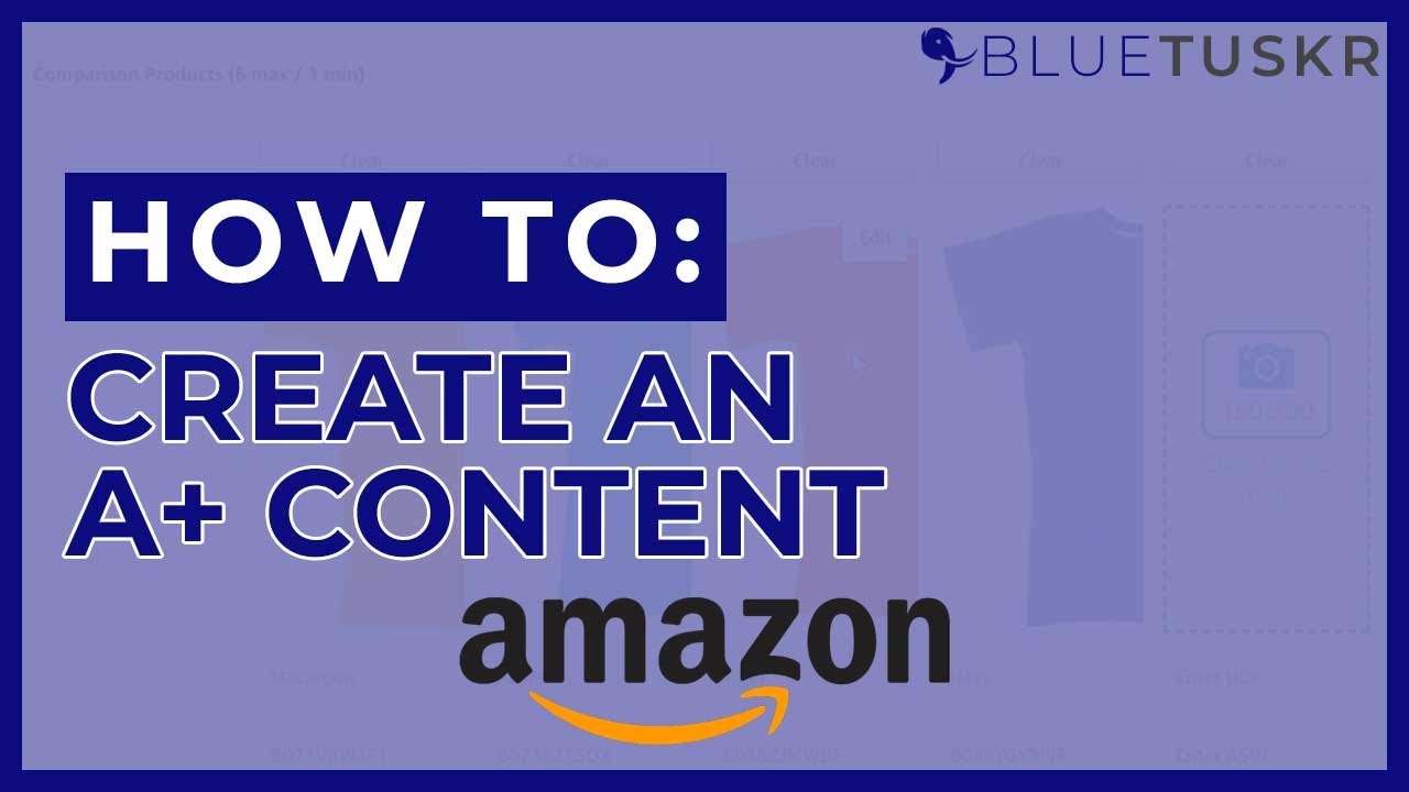 How to Create A+ Content in Amazon Seller Central - Updated 2023 - YouTube