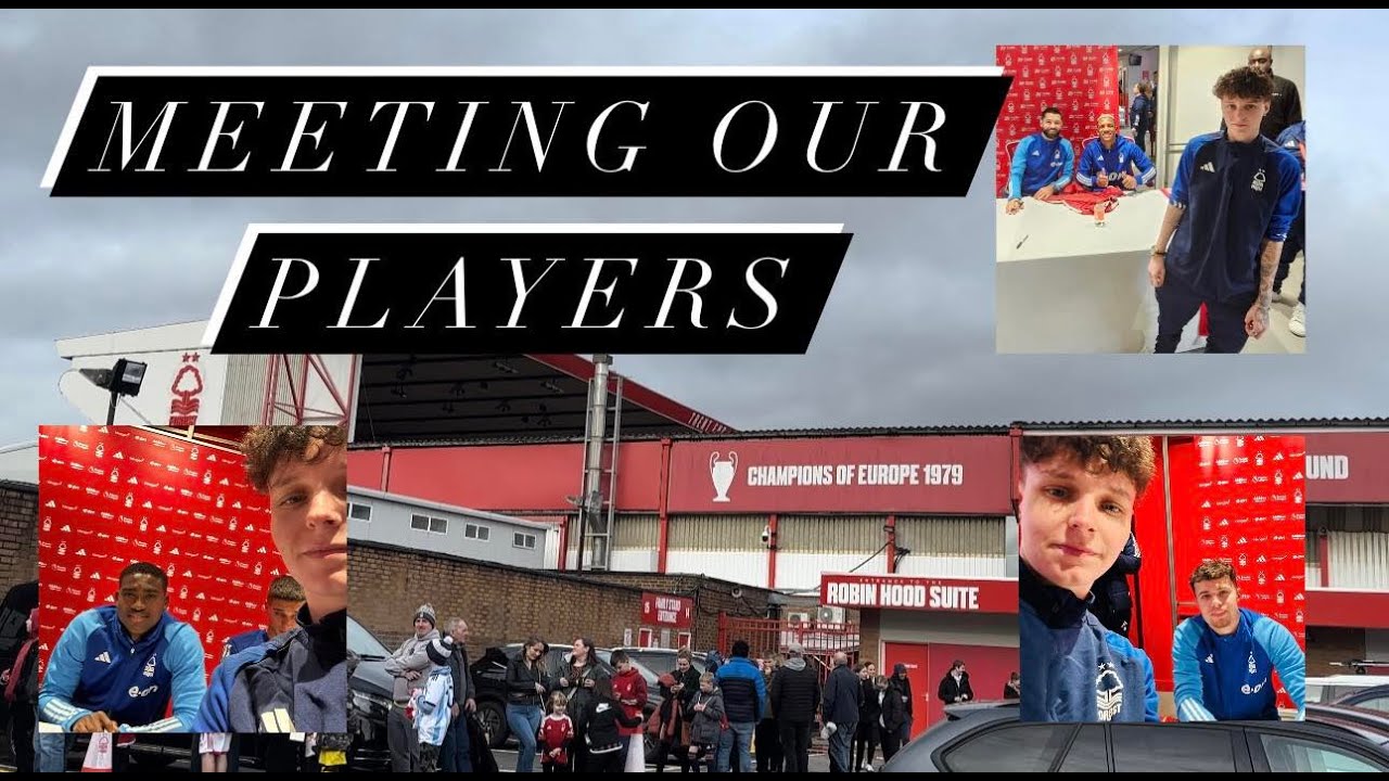 Meeting the Nottingham Forest players ( half term signings) - YouTube