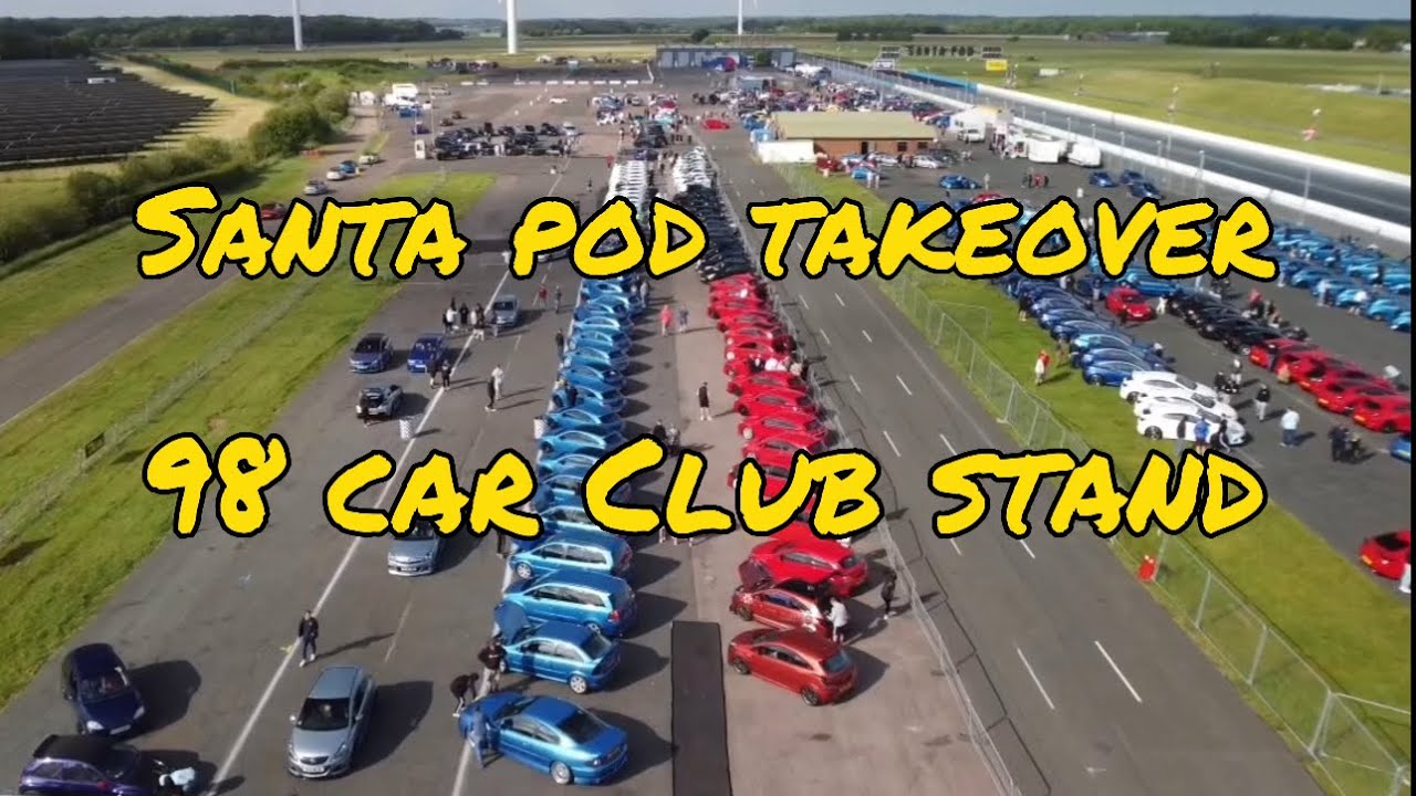 Vxr Owners Club takeover Santa pod with 98 car club Stand and awards ...