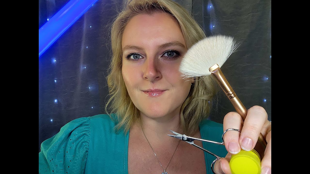 ASMR eyebrow plucking and laminating spa session. Calming roleplay with ...