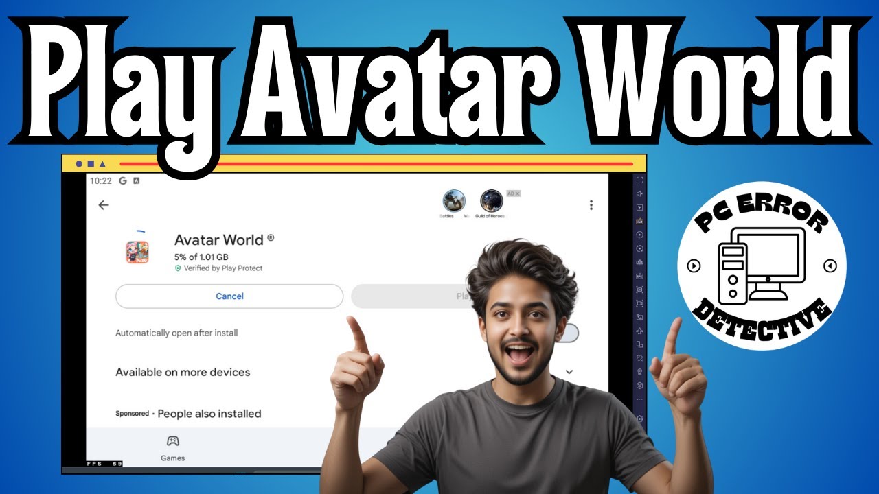How To Play Avatar World on PC - Full Tutorial - YouTube