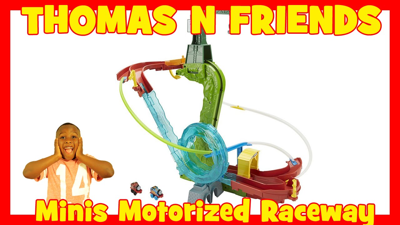 New THOMAS N FRIENDS Minis Motorized Raceway Set - YouTube