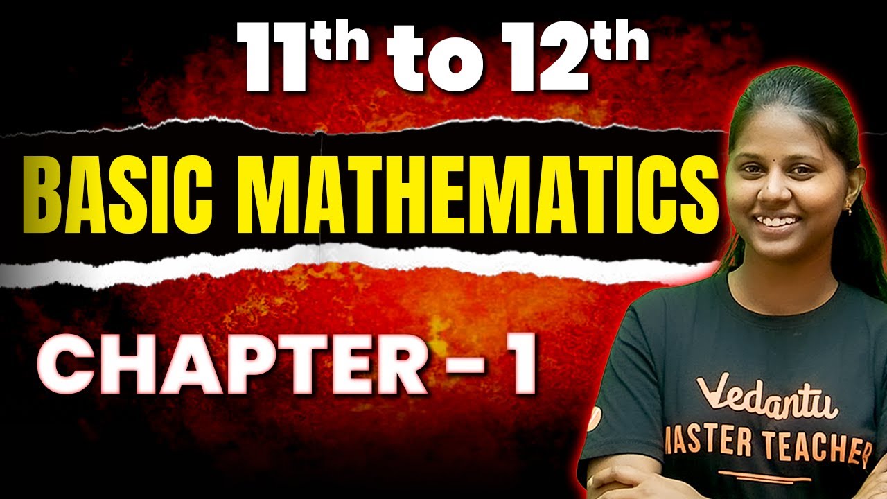 11th to 12th Maths | Chapter 1 Basic Mathematics | State Board | Janasruthi Ma'am - YouTube
