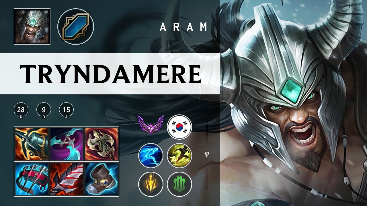 Tryndamere ARAM - KR Master Patch 26.02 - YouTube