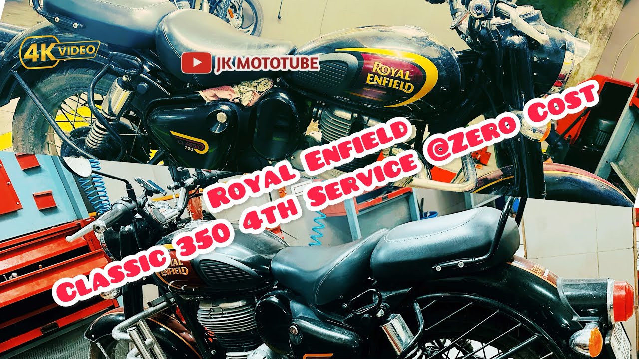 RE Classic 350 4th Service Cost | Royal Enfield Classic 350 Service ...