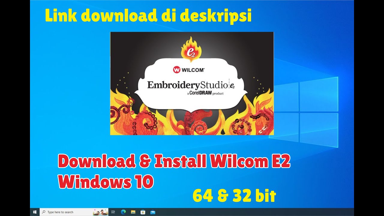 Cara Install Wilcom e2 Windows 10 - YouTube