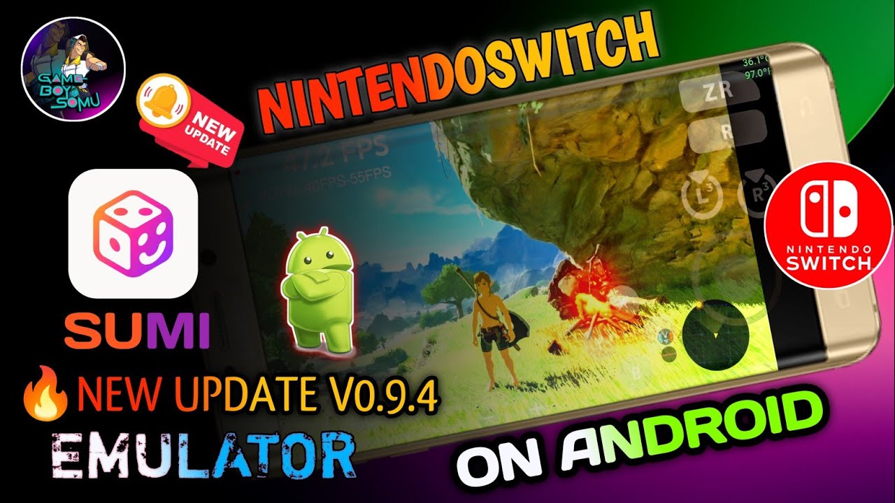 Sumi v0.9.4🔥New Update // 🔥BEST NINTENDO SWITCH EMULATOR ON ANDROID ...