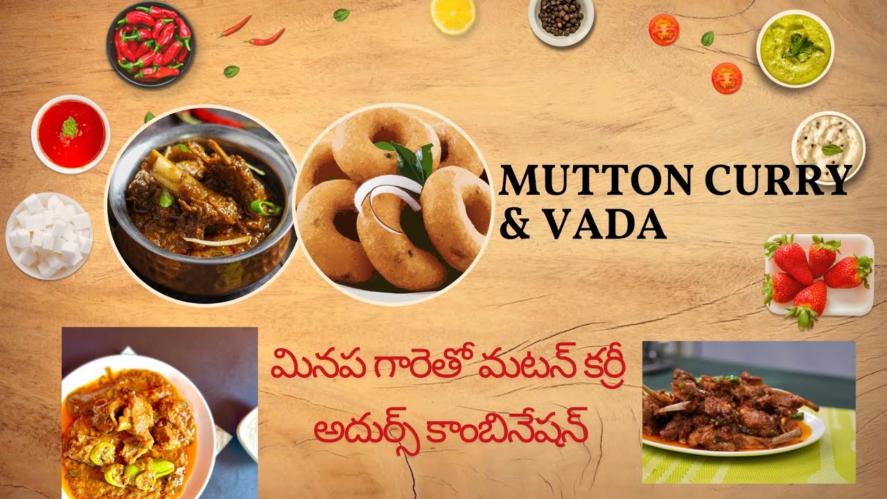 Mutton curry || Minapa Garelu || Chicken pulao || Weekend Recipes ...