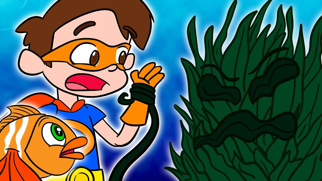 Drew Pendous Saves the Ocean from the Seaweed Monster & Meets Mermaids ...