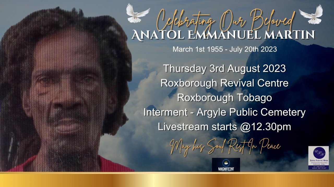 Celebrating Our Beloved Anatol Emmanuel Martin - YouTube