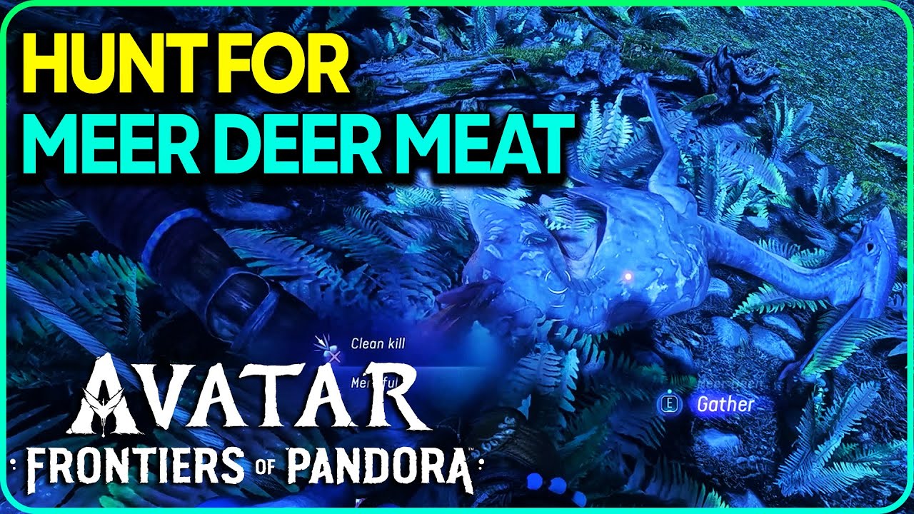 Hunt for Meer Deer Meat Avatar Frontiers of Pandora - YouTube