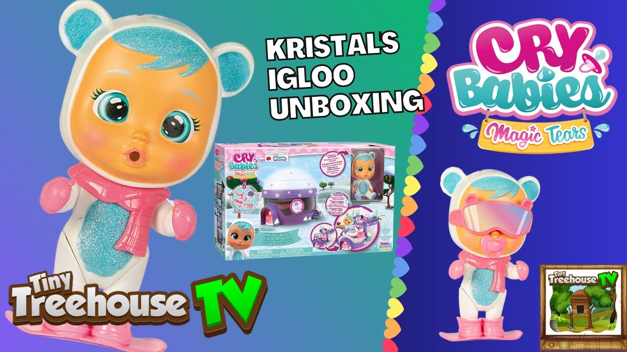 Cry Babies Magic Tears Kristal's Igloo Unboxing and Toy Review | Tiny ...