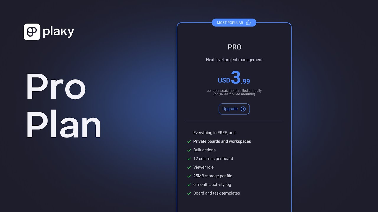 Plaky PRO Plan: What You Get When Upgrading - YouTube